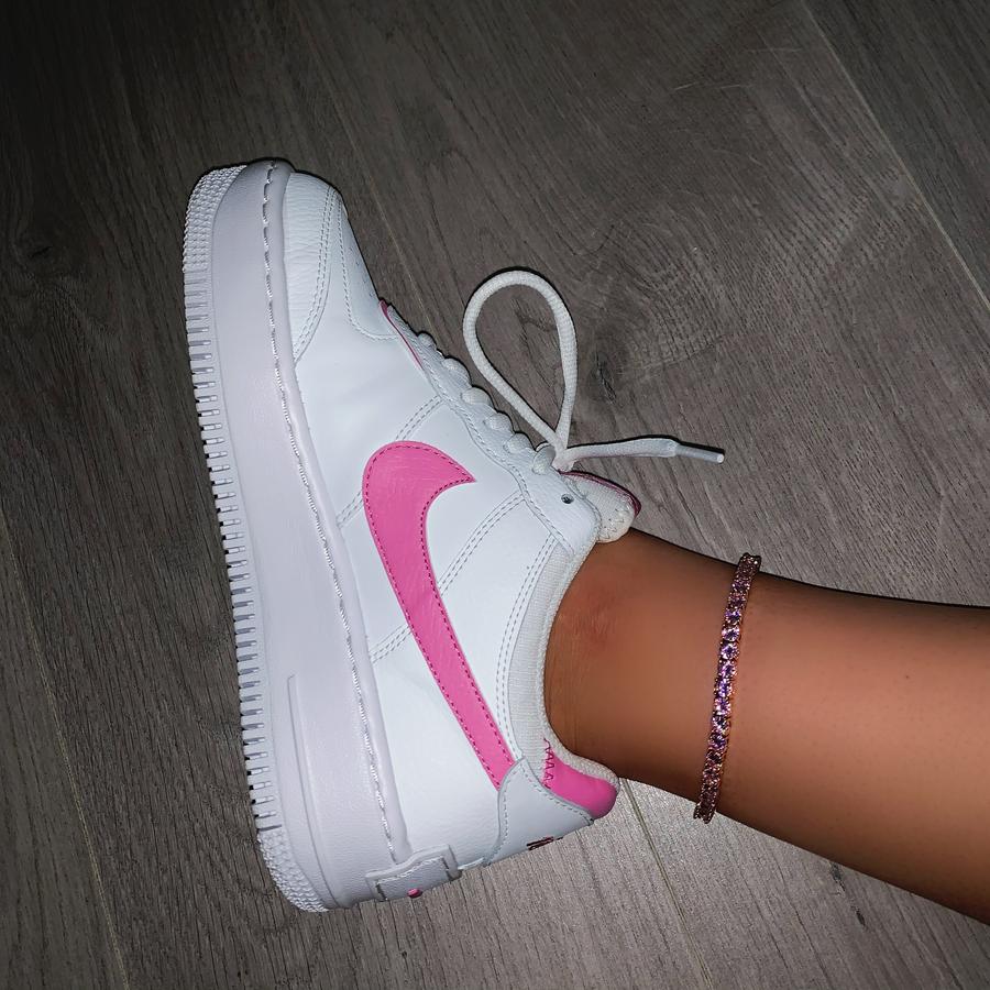 pink rhinestone anklet , luxury anklet , foot jewelry , anklet, gift f ...