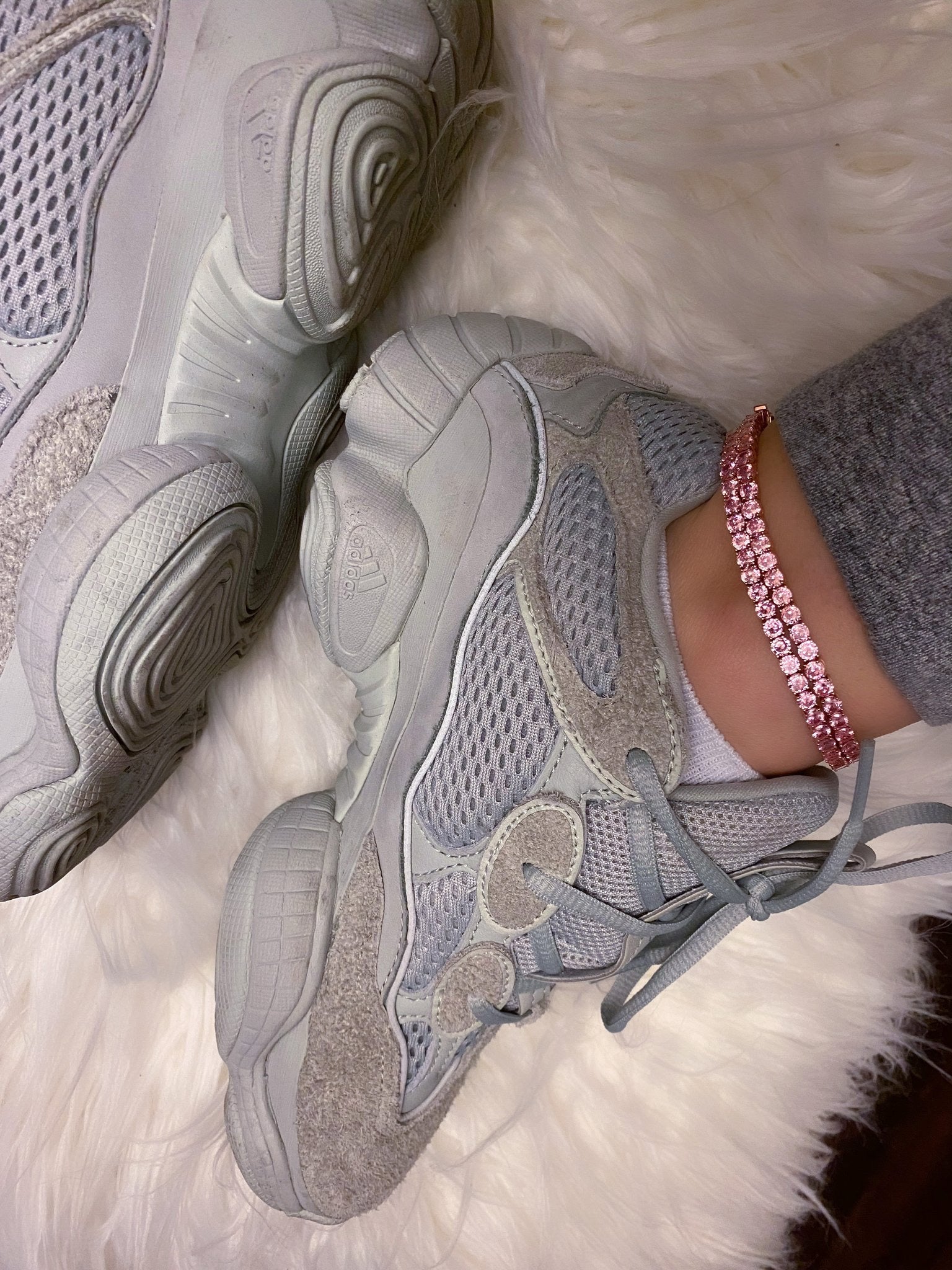 pink rhinestone anklet , luxury anklet , foot jewelry , anklet, gift f ...